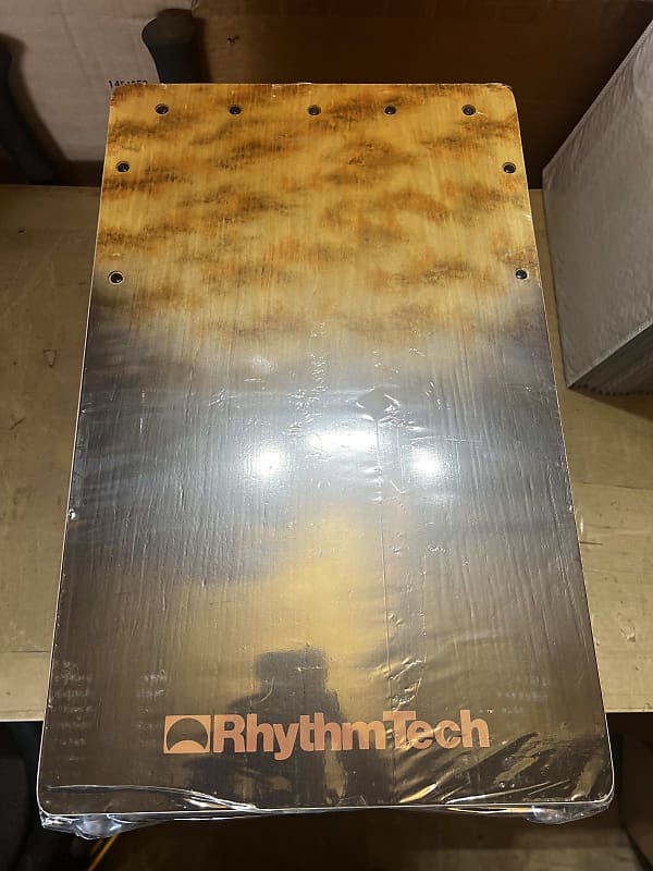 (MINT) RhythmTech Cafe Cajon - Boutique Black Fade | Reverb