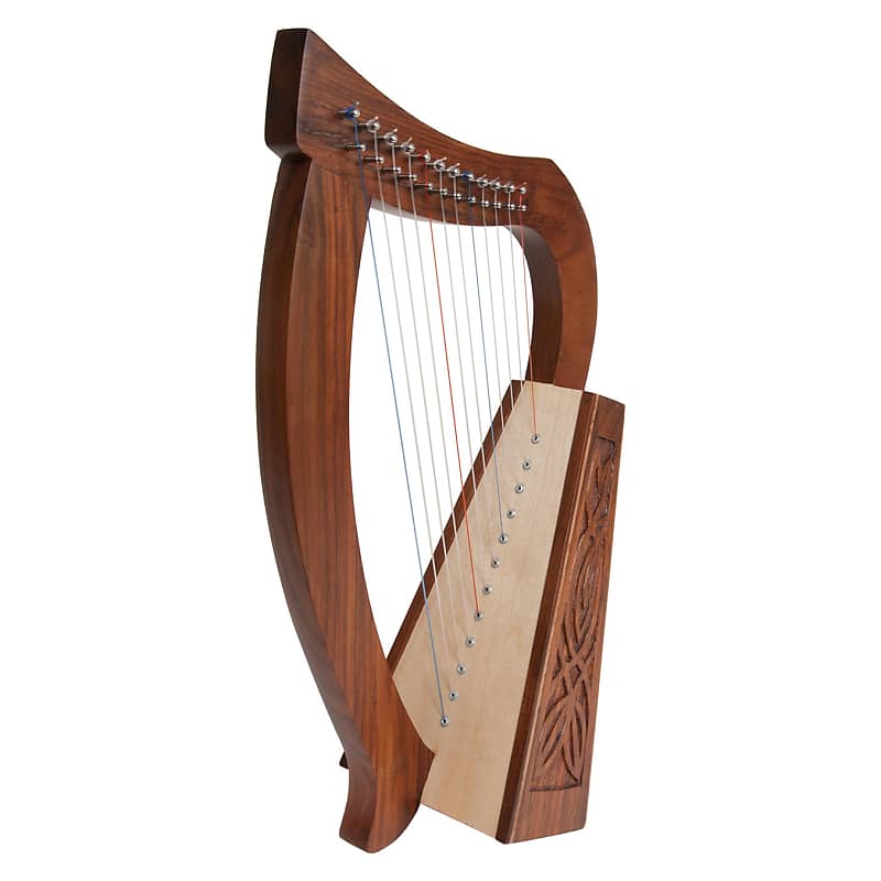 Mid East Roosebeck Baby Harp 12-String Knotwork | Reverb