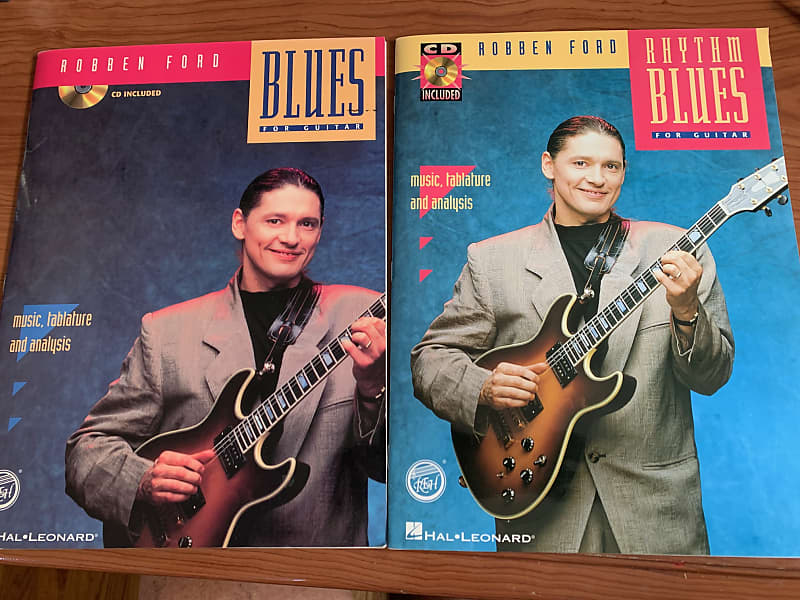 Robben Ford Two Guitar Books w/CDs - Rhythm Blues and Blues | Reverb