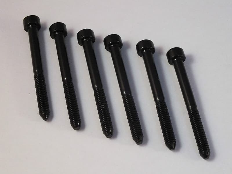 6 Long Black Saddle Locking Screws for Floyd Rose Bridge | Reverb UK