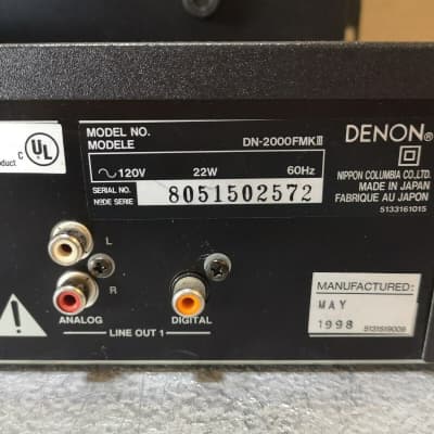 Denon DN-2000F MKIII Dual Rackmount CD Player & Controller | Reverb
