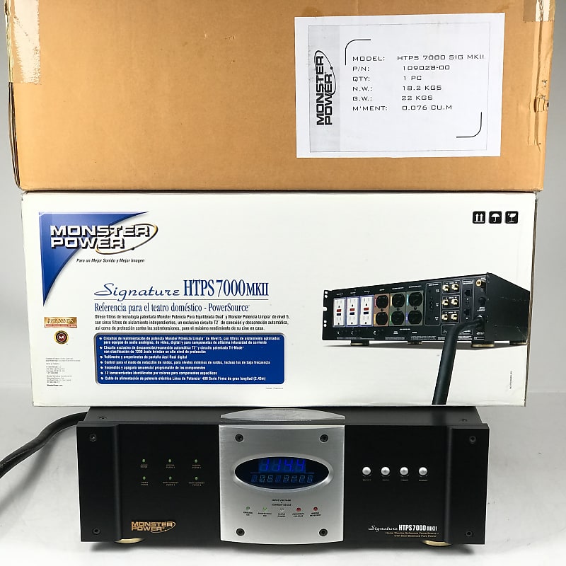 Monster Signature Series HTPS 7000 MKII Power Conditioner | Reverb