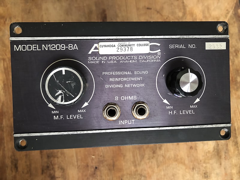 Altec Lansing N1209-8A Vintage Crossover Speaker Unit | Reverb