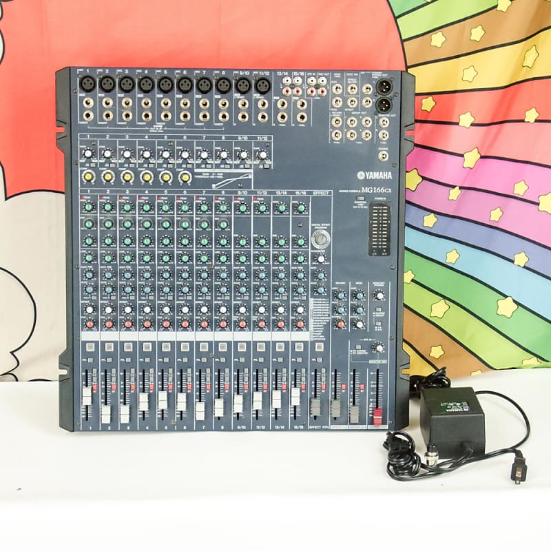 Used Yamaha MG166CX Mixer, Effects, 10 XLR Inputs, Monitor | Reverb