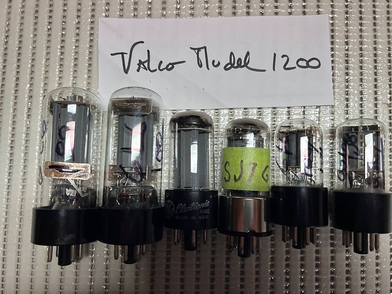 Valco amp model 1200 ; Tubes package (6) | Reverb