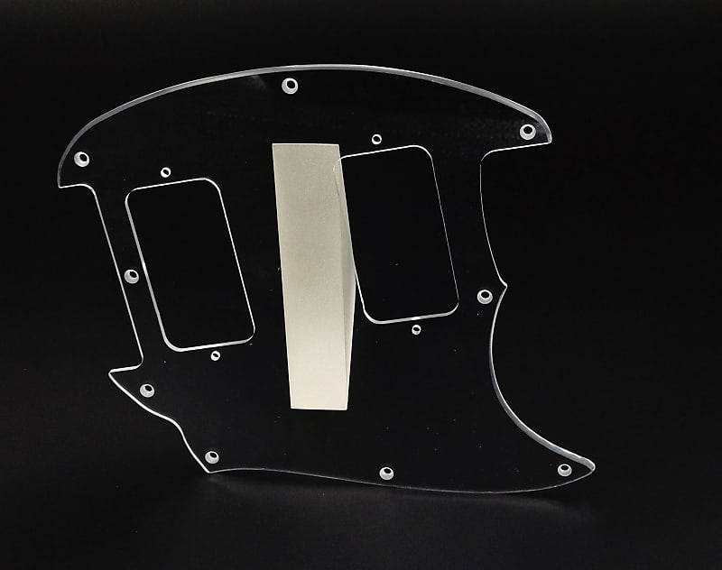 clear acrylic pickguard for SQUIER BULLET MUSTANG guitar | Reverb
