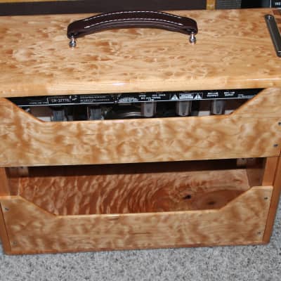 Custom Fender Princeton Reverb CABINET in Curly Maple | Reverb