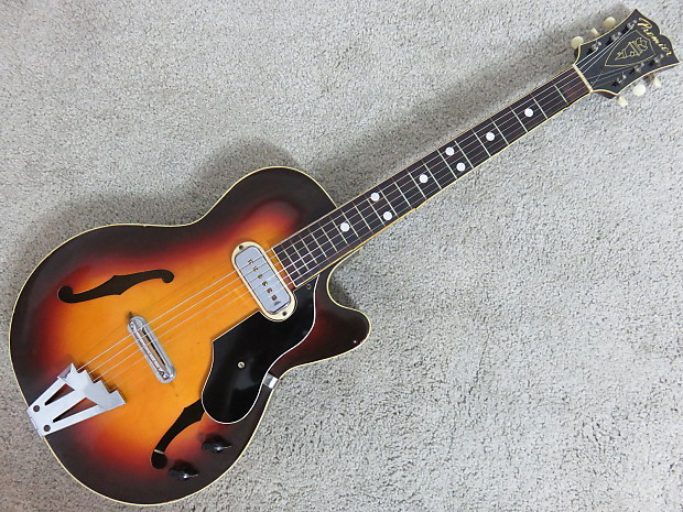 Vintage 1950s Multivox Premier Hollow-Body Guitar Rare Needs | Reverb