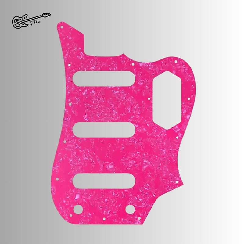 4 Ply Pink Pearl Vintera Bass VI Style Pickguard | Reverb UK
