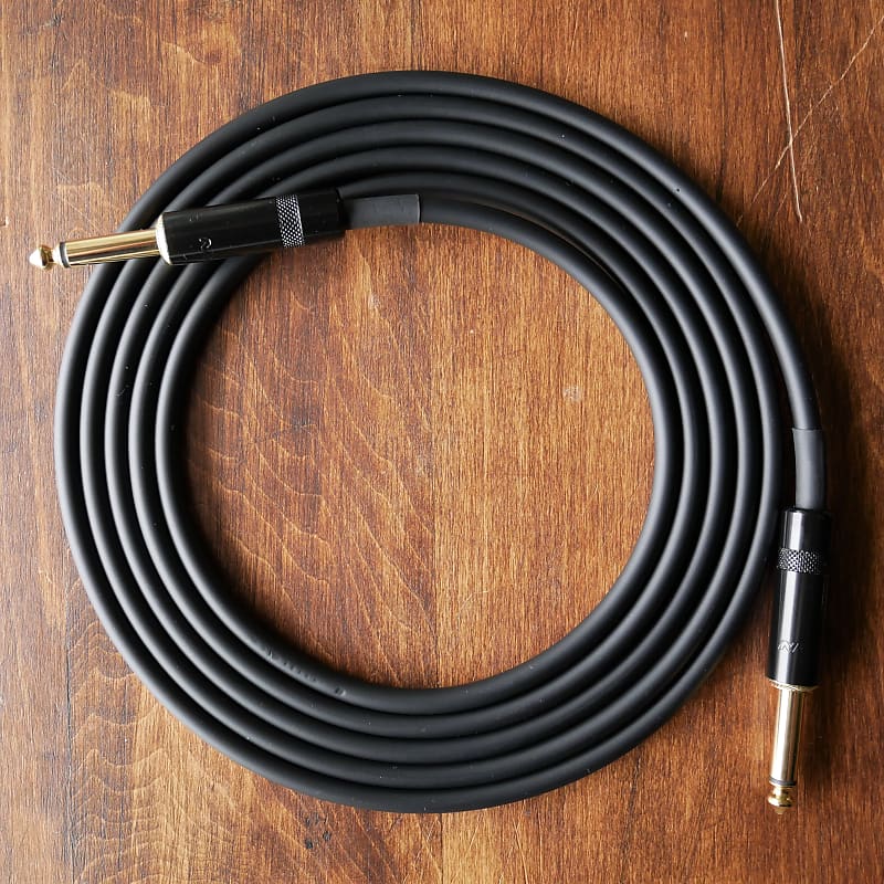JS 8 ft NEW Inst Cable Mogami 2524,Rean Black Gold Plugs | Reverb