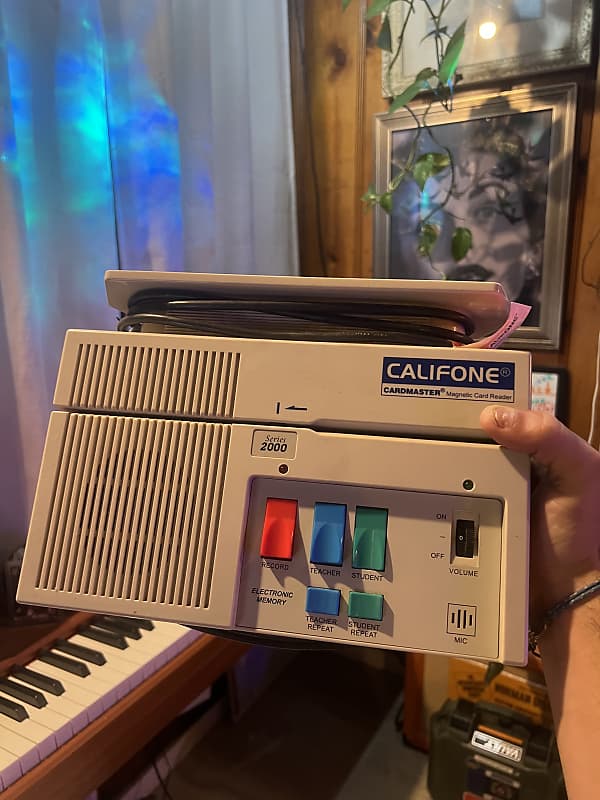 Califone Cardmaster Magnetic Card Reader Series 2000 + Box of | Reverb