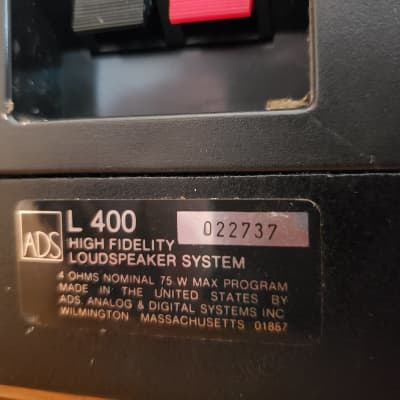 ADS L400 Classic Vintage Audiophile Bookshelf Speakers ~ Rare | Reverb