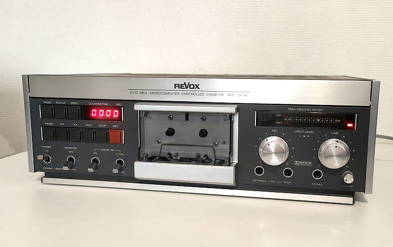 REVOX B710 MKII - REFERENCE AUDIOPHILE CASSETTE DECK | Reverb
