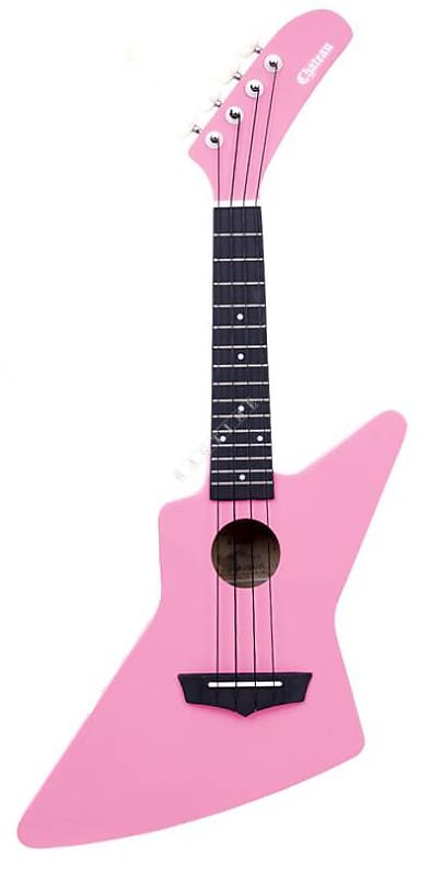 Chateau Ukulele Explorer Pink + Gig Bag | Reverb