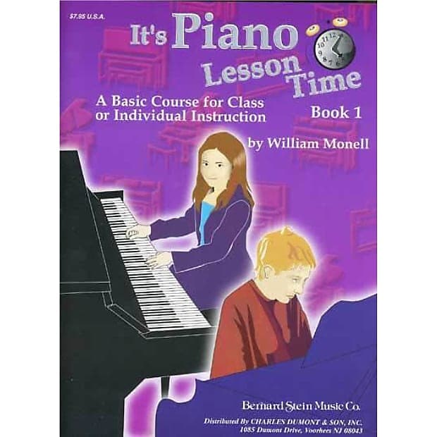 It's Piano Lesson Time Book 1 William Monell | Reverb