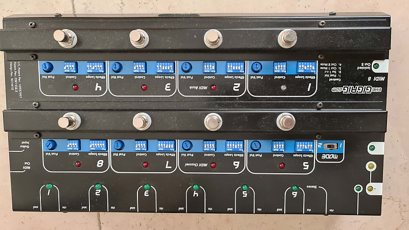 The Gig Rig Midi 8 Profi Looper / Switcher super Zustand | Reverb