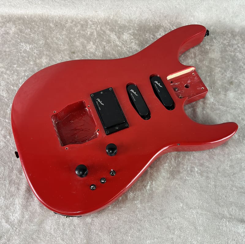 Guild Burnside Guitar Body in red finish | Reverb