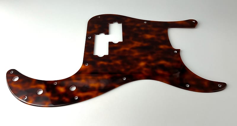 Pickguard Precision Bass 13 holes - Classic Brown Tortoise | Reverb