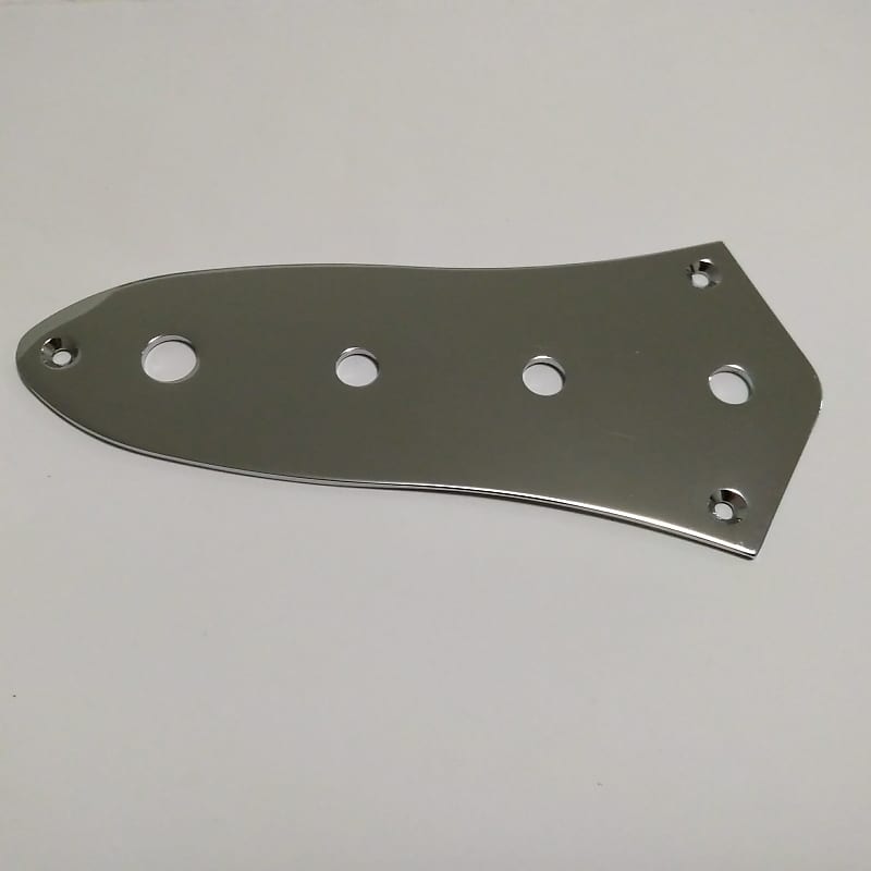 4 Holes J-Bass Style Control plate, Chrome | Reverb