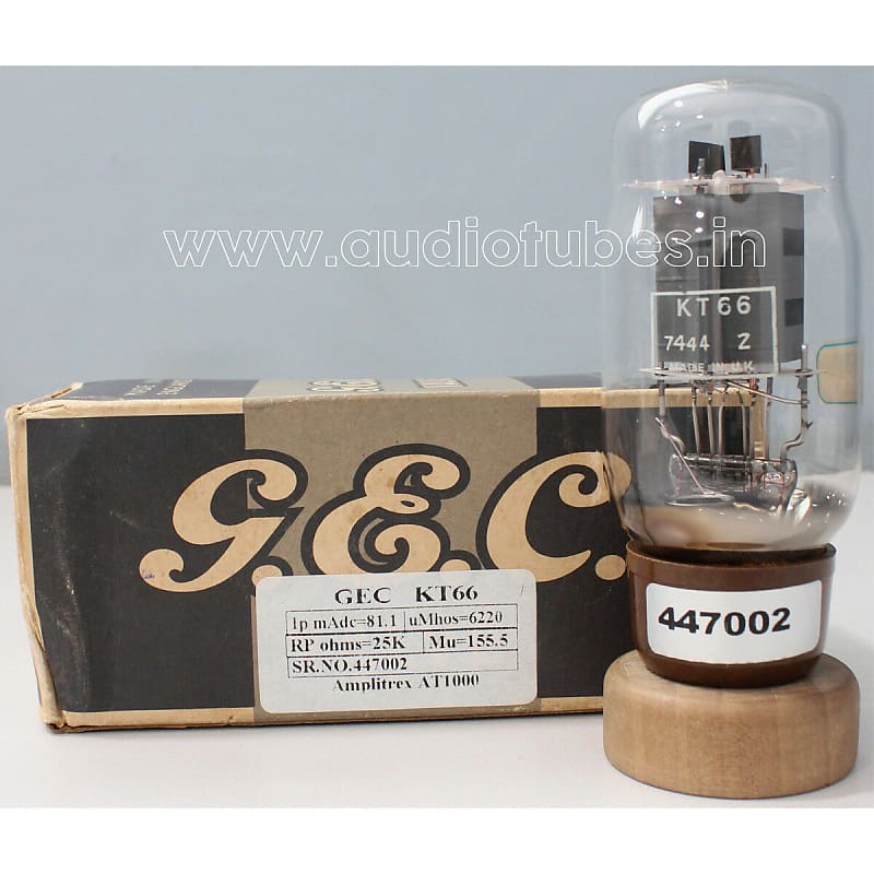 KT66 GEC Dual O Getter Made in England Amplitrex | Reverb UK