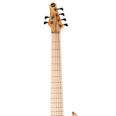 MTD Kingston Z6 6 String Left Handed Bass Natural Gloss | Reverb