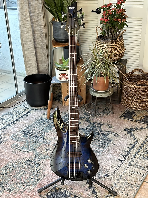 Schecter 5 String Bass Omen Elite | Reverb