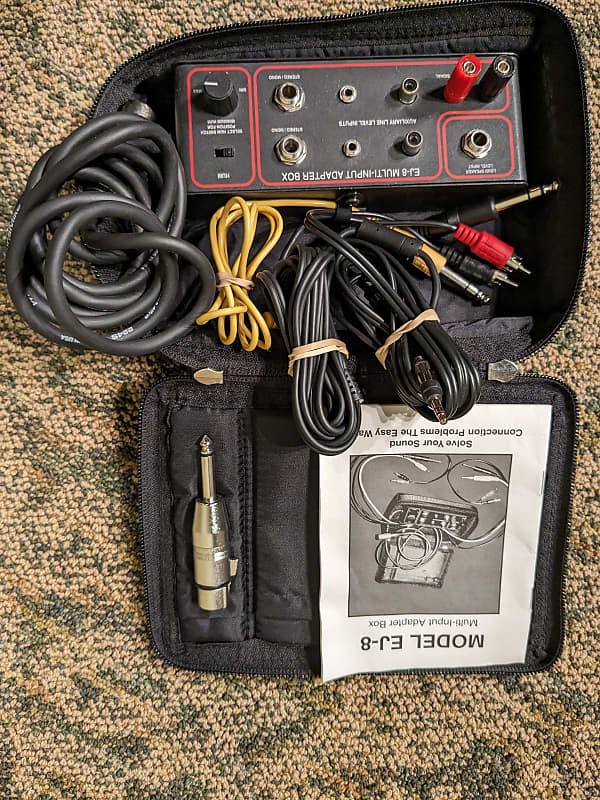 Emtech EJ-8 The Crab Multi-Input Audio Adapter with Mic Level | Reverb