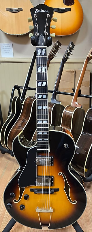 Eastman AR372CE-SB Left Handed Sunburst Archtop | Reverb