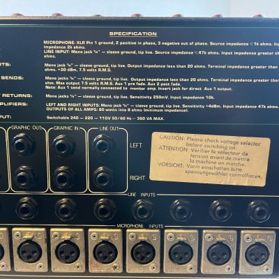 Vintage Studiomaster 8 into 2 MOSFET Powered Mixer 60s-70s | Reverb