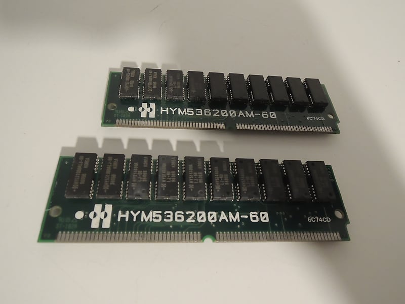 Yamaha SIMM 72 pin lot de 2 Barettes x 8 M° Memoire RAM total | Reverb