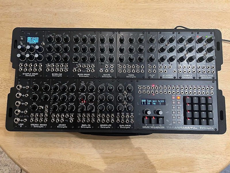 Erica Synths Techno System (In Limited Edition Carbon Fibre | Reverb