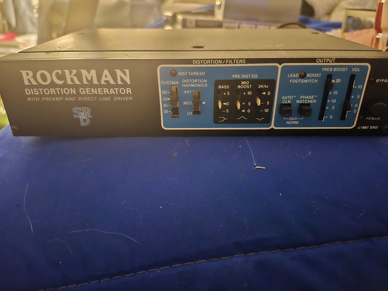 Rockman Distortion generator 1988 - Blue black | Reverb