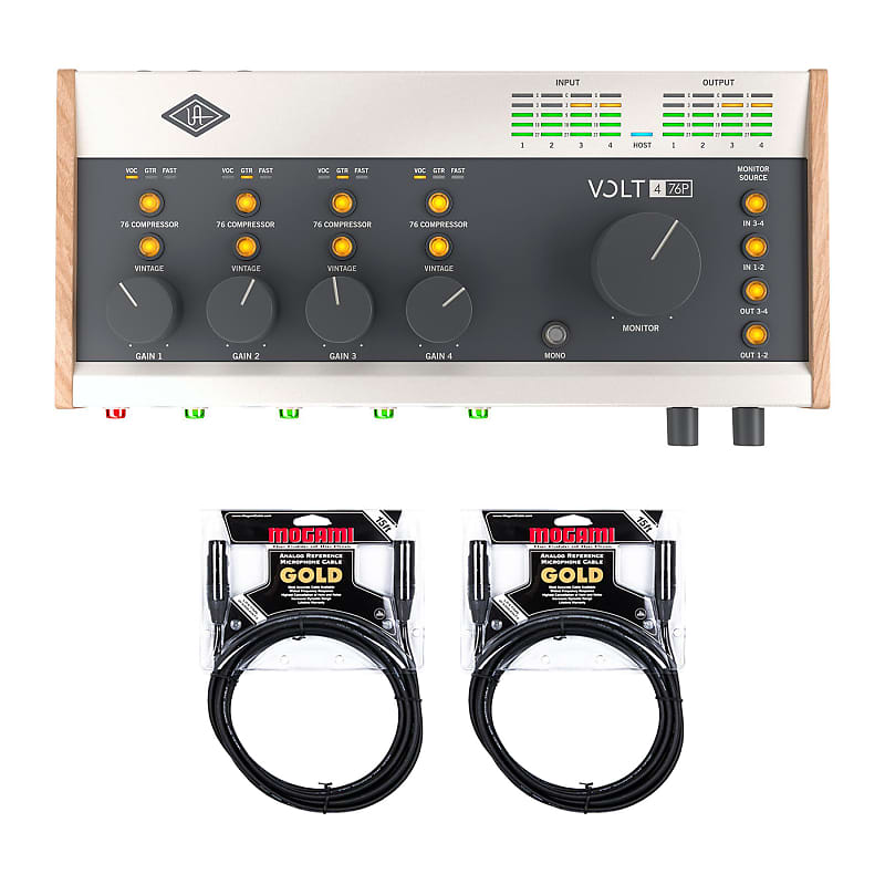Universal Audio Volt 476P Interface Bundle with Mogami Gold | Reverb