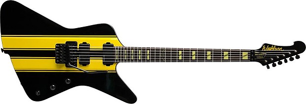 Washburn Michael Sweet Signature, Stryper - Black/Yellow | Reverb
