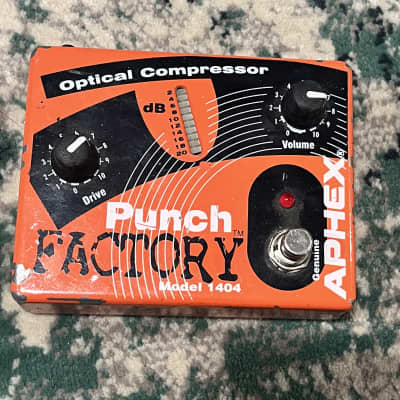 Aphex Punch Factory Optical Compressor Pedal | Reverb