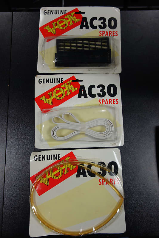 Vox Amp Parts AC-30 80s Gold String,Vent Grills, White piping | Reverb
