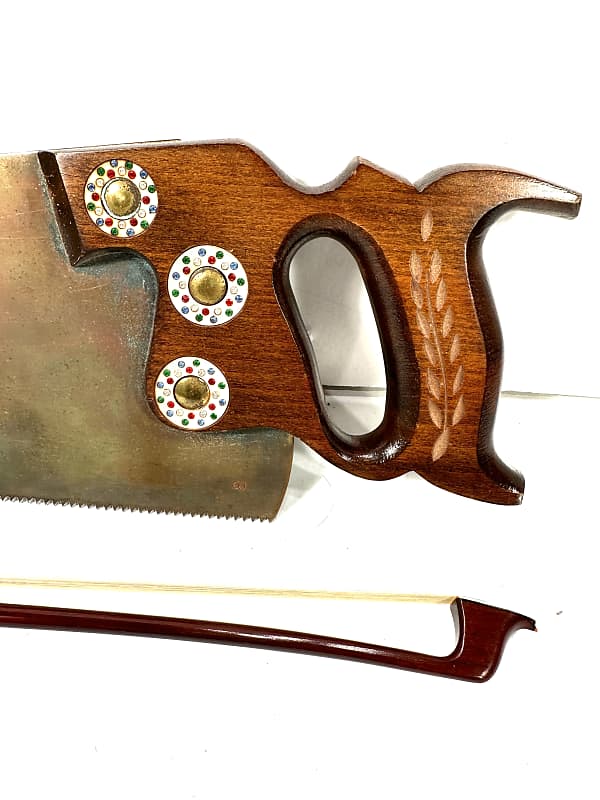 Vintage musical saw with case and bow The old timer 1940s | Reverb UK
