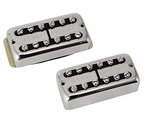 Gretsch® Filtertron Bridge & Neck Pickup Set~Nickel~Bezels | Reverb
