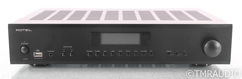 Rotel A14 Stereo Integrated Amplifier; A-14; Black; Remote | Reverb