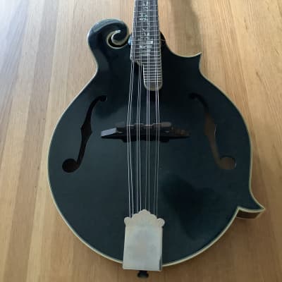 Johnson MF 370 2005 - Dark black F style mandolin | Reverb
