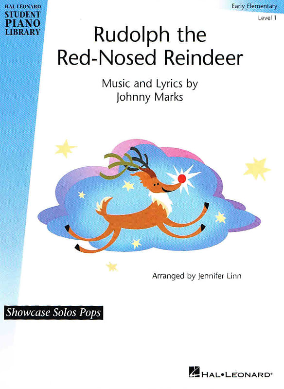 Rudolph the Red-Nosed Reindeer Music and Lyrics by Johnny | Reverb
