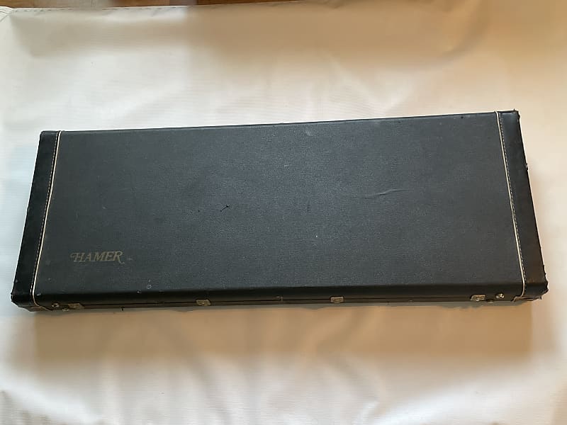 1980's Hamer Explorer Style Model Guitar Tolex Hardshell | Reverb