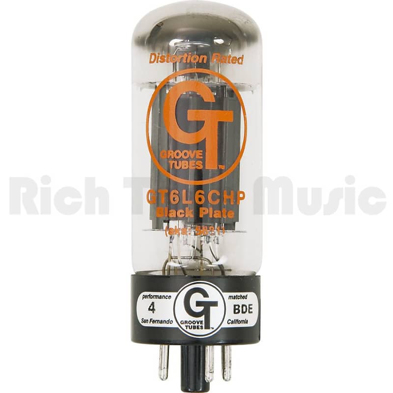 Fender Groove Tube GT-6L6-CHP Duet Medium Power Tube | Reverb