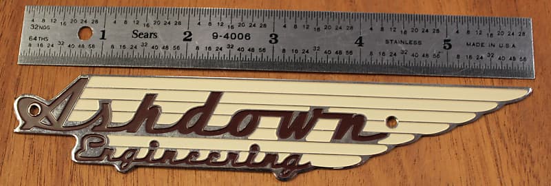 Ashdown Engineering Amplifiers Logo Plate | Reverb