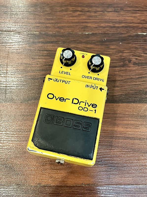 Boss OD-1 (1979) Silver Screw Long Dash 14-pin Raytheon Chip! | Reverb