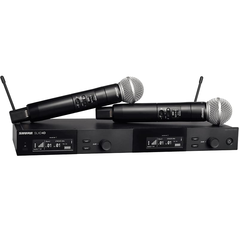 Shure SLXD24D/SM58-G58 Dual Digital Wireless System w/ | Reverb