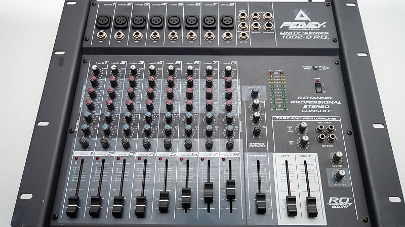 Peavey Unity Series 1002-8RQ 8-Channel Compact Mixer | Reverb