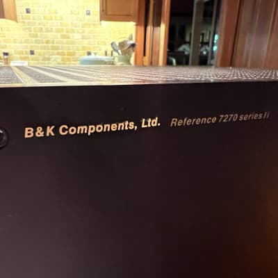 B&K 7270 Series II 7 Channel Amplifier 90's - Black | Reverb