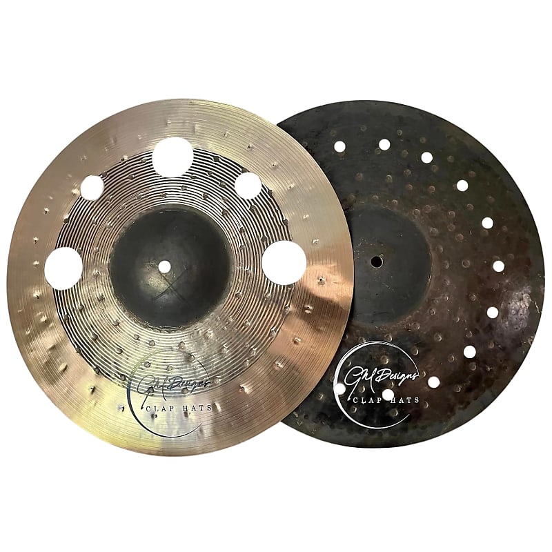 16.5" GM Designs Clap Hats Cymbal Pair - Blurs the lines of | Reverb