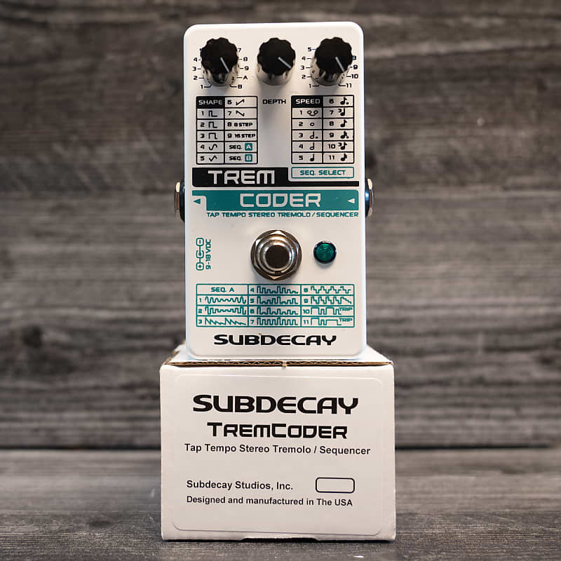 Subdecay TremCoder – Tremolo / Sequencer | Reverb